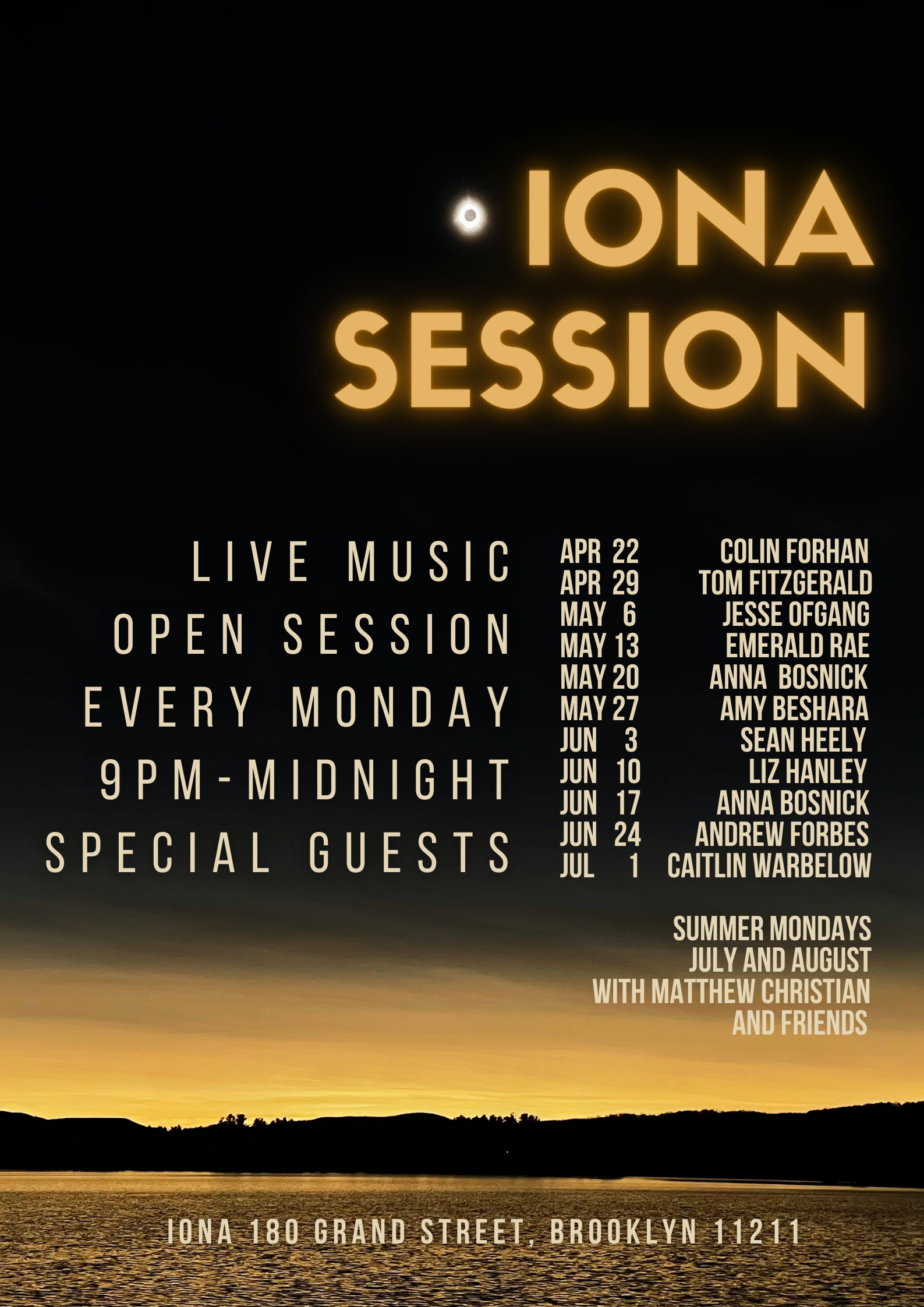 SUMMER SESSIONS AT IONA | IONA SCOTTISH SESSION